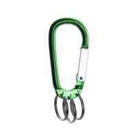 China Square Carabiner Clip Mode Hook Decoration Aluminum Ring Keychain Carabiner for sale