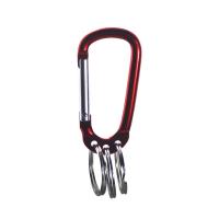 China Square Carabiner Clip Mode Hook Decoration Aluminum Ring Keychain Carabiner for sale