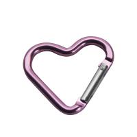 China Customized Aluminum Alloy 6 Shape Special Shape Portable Colorful Decoration Promotional Key Chain Carabiner for sale