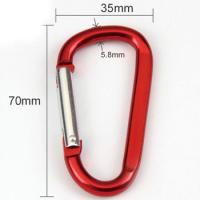 China High Quality Colored Aluminum Small Carabiner , Mini Carabiner for sale