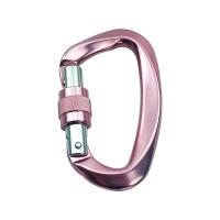 China 25KN Heavy Duty Aluminum Twist Lock - Auto Locking Rock Climbing Carabiner Clip for sale