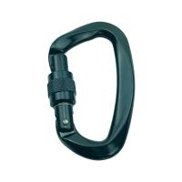 China 25KN Heavy Duty Aluminum Twist Lock - Auto Locking Rock Climbing Carabiner Clip for sale
