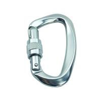 China 25KN Heavy Duty Aluminum Twist Lock - Auto Locking Rock Climbing Carabiner Clip for sale