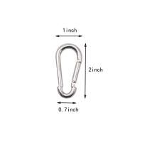China Stainless Steel Outside Opening Key-Lock Carabiner Carbine Snap Hook for sale