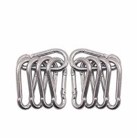China Stainless Steel Outside Opening Key-Lock Carabiner Carbine Snap Hook for sale