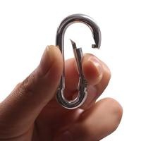 China Stainless Steel Outside Opening Key-Lock Carabiner Carbine Snap Hook for sale