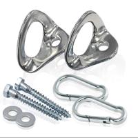China Perfect hammock accessories supports 400Lbs stainless steel Indoor Hammock Hanging Kit for sale