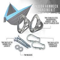 China Perfect hammock accessories supports 400Lbs stainless steel Indoor Hammock Hanging Kit for sale