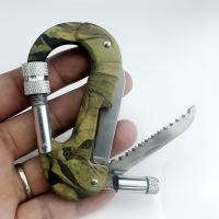 China Multi Functional Outdoor Survival Adventuring Travelling Outdoor Camping Folding Knife for sale