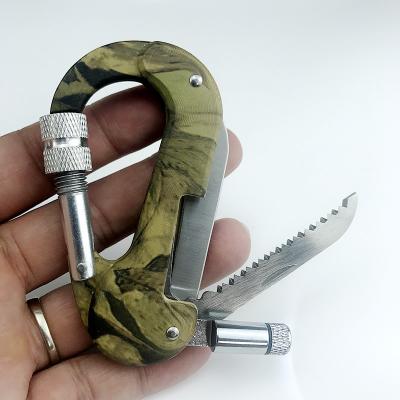 China Multi Functional Outdoor Survival Adventuring Travelling Outdoor Camping Folding Knife for sale