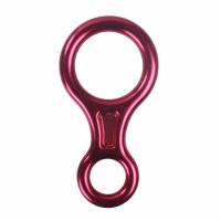 China 35KN Rappelling Gear Figure 8 Descender, Rappel Gear Downhill Ring Equipment Rock Climbing Belaying Device for sale