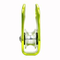 China 20KN Micro Climbing Pulley General Purpose Small Aluminum Rope Pulleys for Rescue for sale