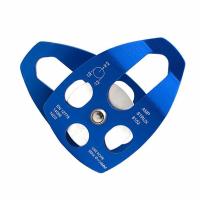 China Aluminum Alloy Climbing Double Wheel Pulley for sale