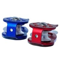 China Aluminum Alloy Climbing Double Wheel Pulley for sale