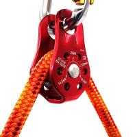 China Single Micro Pulley CLIMBING 29kN UIAA Certified Micro Pulley Slack Tender for Hitch Tending for sale