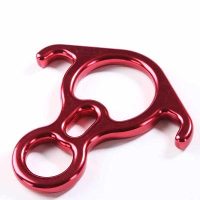 China Rescue Figure 8 Descender Large Bent-ear, Belaying and Rappelling with Free Decal for sale