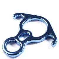 China Rescue Figure 8 Descender Large Bent-ear, Belaying and Rappelling with Free Decal for sale