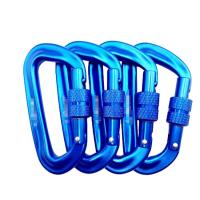 China Locking carabiner for hammock locking carabiner clips 12kn Aluminium Carabiner for sale