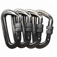 China Locking carabiner for hammock locking carabiner clips 12kn Aluminium Carabiner for sale