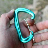 China Aluminum D Ring Carabiners with 5 Assorted Colors in Spring-loaded Gate - Clips Hook for Home, Camping, RV for sale