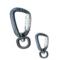 China Aluminum Carabiner Clip -Pet Carabiner D Ring Spring Snap Clip Hook Screw Gate Buckle for Traveling Hiking Camping for sale
