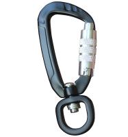 China Aluminum Carabiner Clip -Pet Carabiner D Ring Spring Snap Clip Hook Screw Gate Buckle for Traveling Hiking Camping for sale