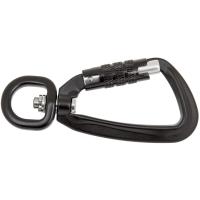 China Ultra Sturdy Square End 2.5cm Swivel Locking Carabiner, Leash Carabiner For Dog Leash for sale