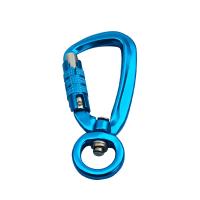 China Aviation Aluminum Swivel Locking Carabiner For Dog Leash for sale