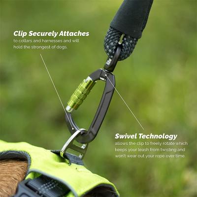 China camping sling swivel carabiner hook 4KN spring carabiner hook for dog leashes for sale