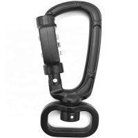China Safety 3 Digit Password Combination Aluminum Screw Swivel Metal Snap Combination TSA Lock Hook for sale