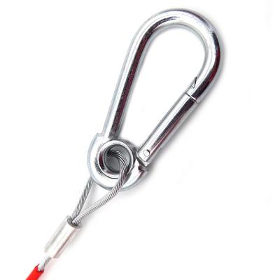 China Developing design D Ring Carabiner Key Chain in Metal Quality for many way used for sale