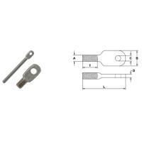China Stainless Steel Threaded Eye Tabs for sale