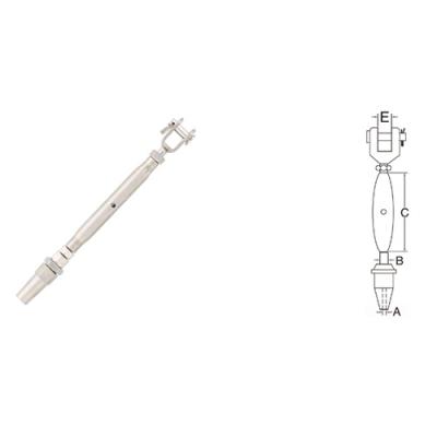 China Swageless Cable Railing Deck Toggle Turnbuckles for sale