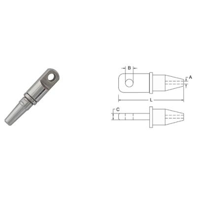 China Swageless Cable Railing Lag Studs for sale