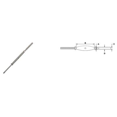China Cable Railing Turnbuckles With Threaded End for sale