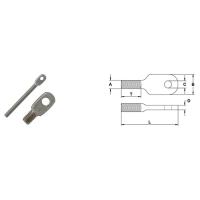 China Stainless Steel Threaded Eye Tabs for sale