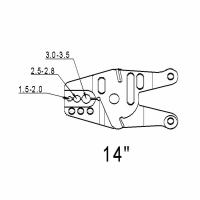 China Wire Rope Crimping Tool 14 Inch for sale