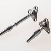 China cable railing system hardware Quick Lock Fittings 316 Stainless Steel Flat Base wire Railing Tensioner 1/8