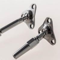 China cable railing system hardware Quick Lock Fittings 316 Stainless Steel Flat Base wire Railing Tensioner 1/8