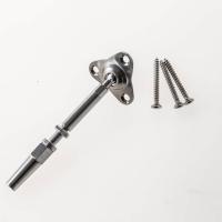 China cable railing system hardware Quick Lock Fittings 316 Stainless Steel Flat Base wire Railing Tensioner 1/8