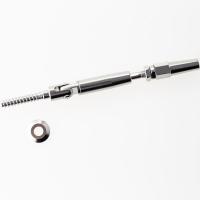 China Quick Lock Fittings 316 Stainless Steel Lag Wooden Screw Terminal adjustable End cable tensioner 1/8