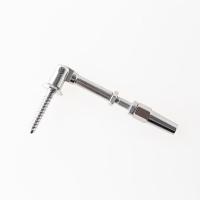 China Quick Lock Fittings 316 Stainless Steel Lag Wooden Screw Terminal adjustable End cable tensioner 1/8