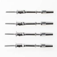 China Quick Lock Fittings 316 Stainless Steel Lag Wooden Screw Terminal adjustable End cable tensioner 1/8
