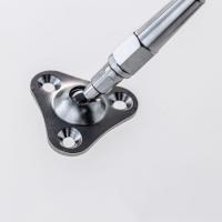China wire rope railing Quick Lock Fittings 316 Stainless Steel Flat Base Cable Railing tensioner 1/8