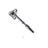 China wire rope railing Quick Lock Fittings 316 Stainless Steel Flat Base Cable Railing tensioner 1/8
