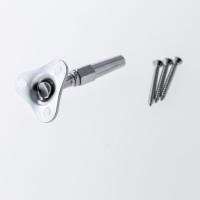 China wire rope railing Quick Lock Fittings 316 Stainless Steel Flat Base Cable Railing tensioner 1/8