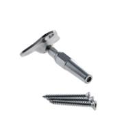 China wire rope railing Quick Lock Fittings 316 Stainless Steel Flat Base Cable Railing tensioner 1/8