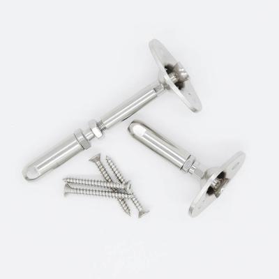 China Both-way 45 degrees adjustable Quick Lock Fittings 316 Stainless Steel Flat Base Cable Railing tensioner 1/8