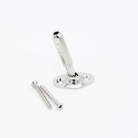 China Both-way 45 degrees adjustable Quick Lock Fittings 316 Stainless Steel Flat Base Cable Railing tensioner 1/8