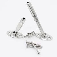 China Both-way 45 degrees adjustable Quick Lock Fittings 316 Stainless Steel Flat Base Cable Railing tensioner 1/8